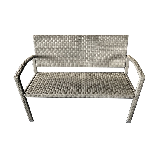WICKER BENCH